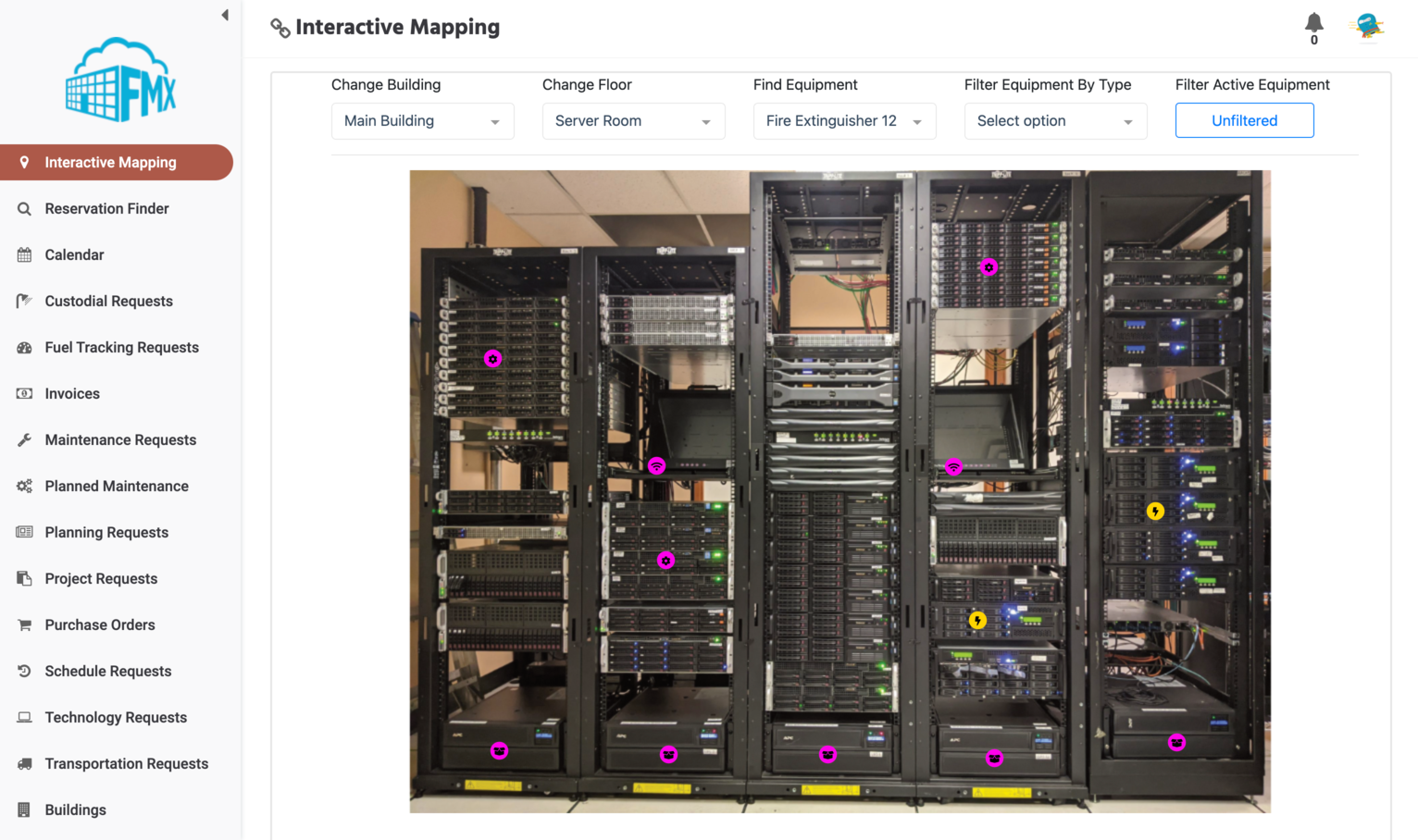 Interactive Mapping and Facility Floor Plan Software - FMX