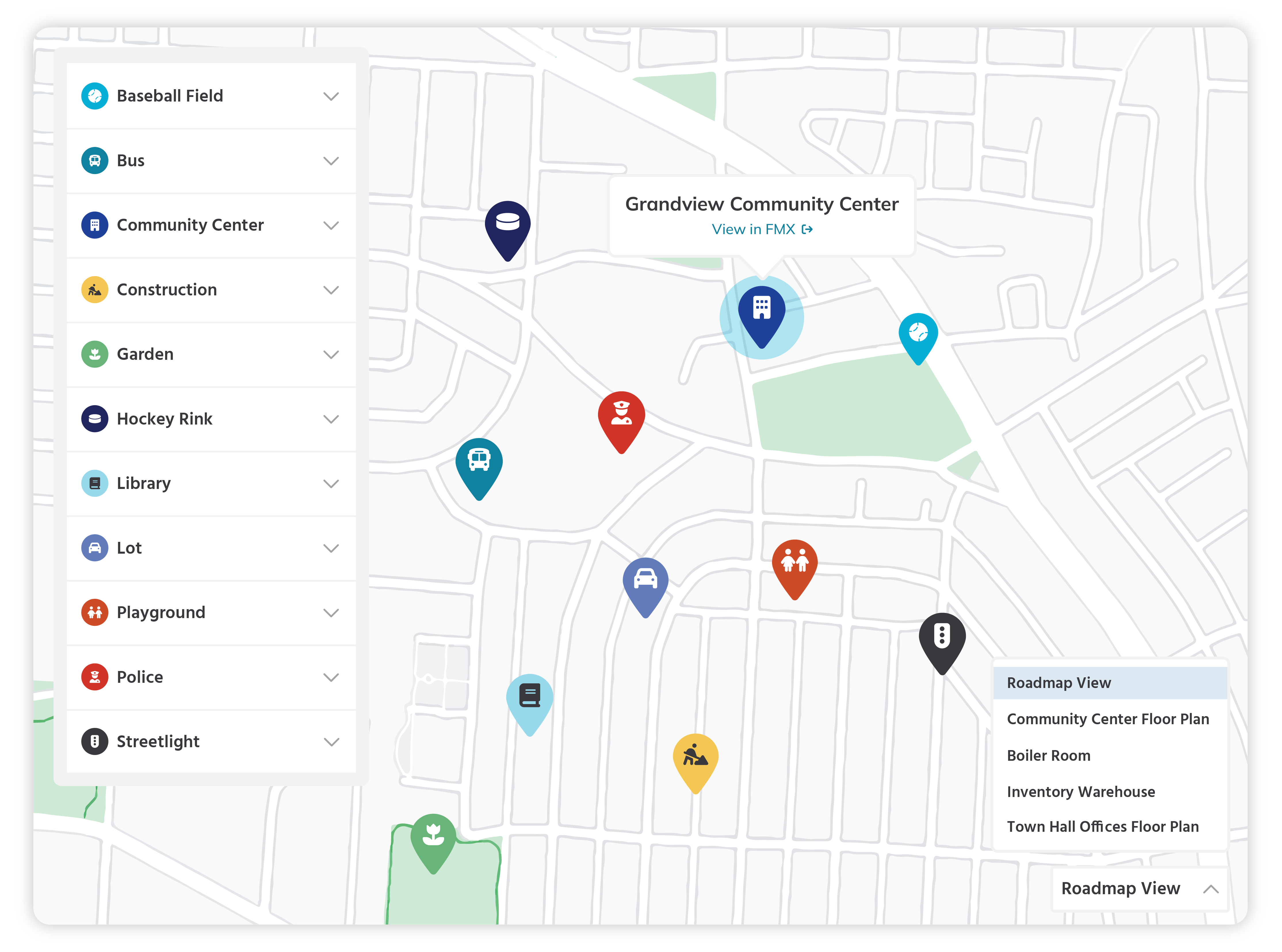 Interactive Mapping and Facility Floor Plan Software - FMX