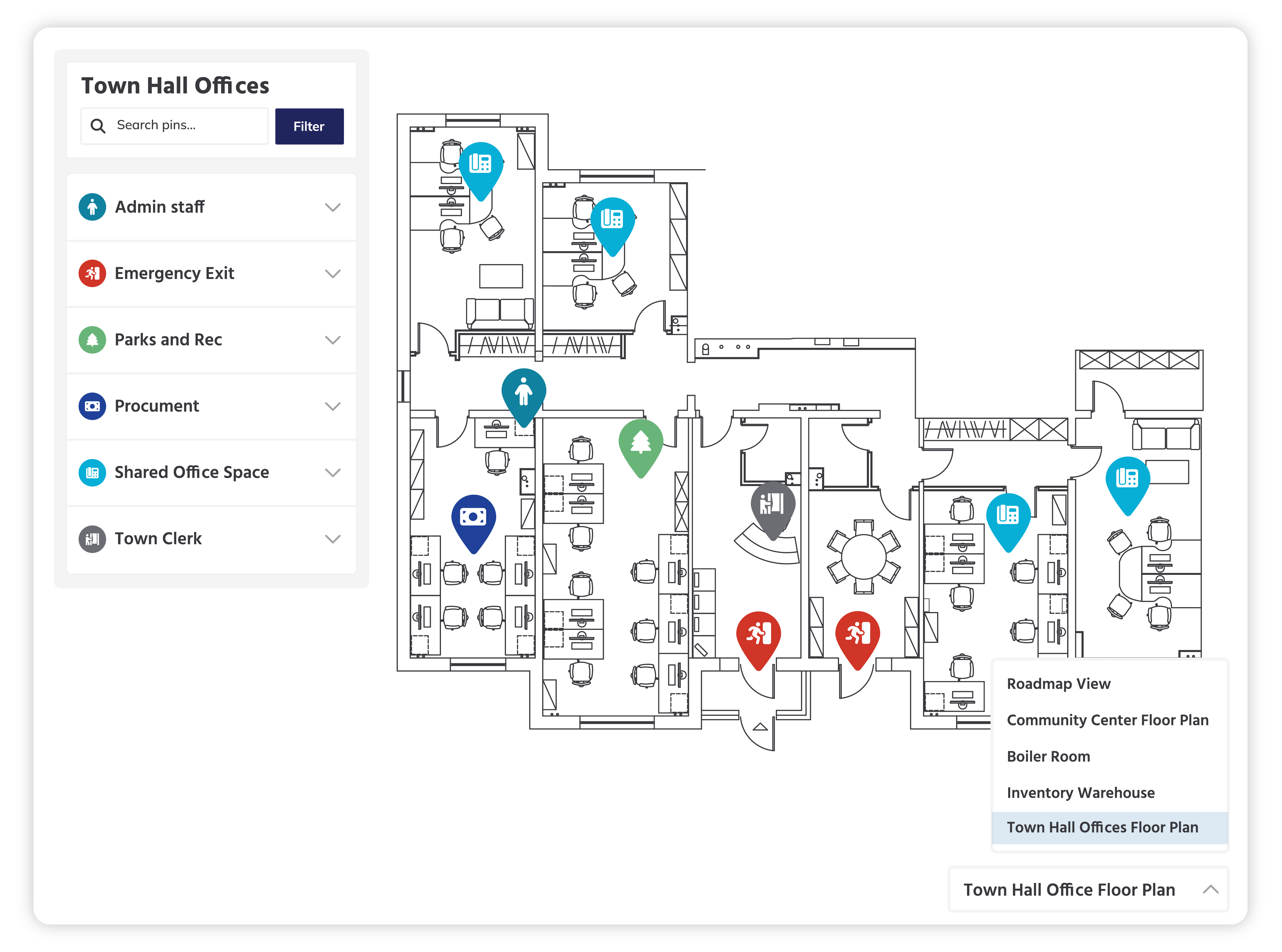Interactive Mapping and Facility Floor Plan Software - FMX